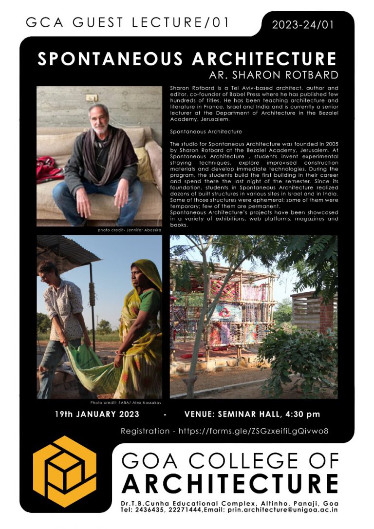 Spontaneous Architecture – Goa College of Architecture